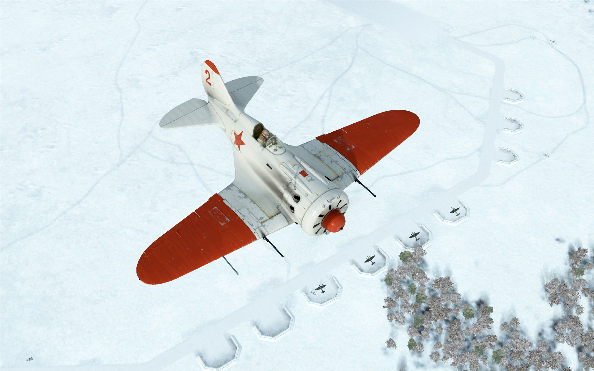 A beautiful shot of a colourful I-16 – Stormbirds