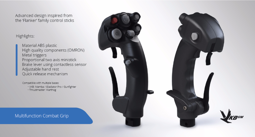 VKB-Sim announces the ‘Modern Combat Grip’ – Stormbirds