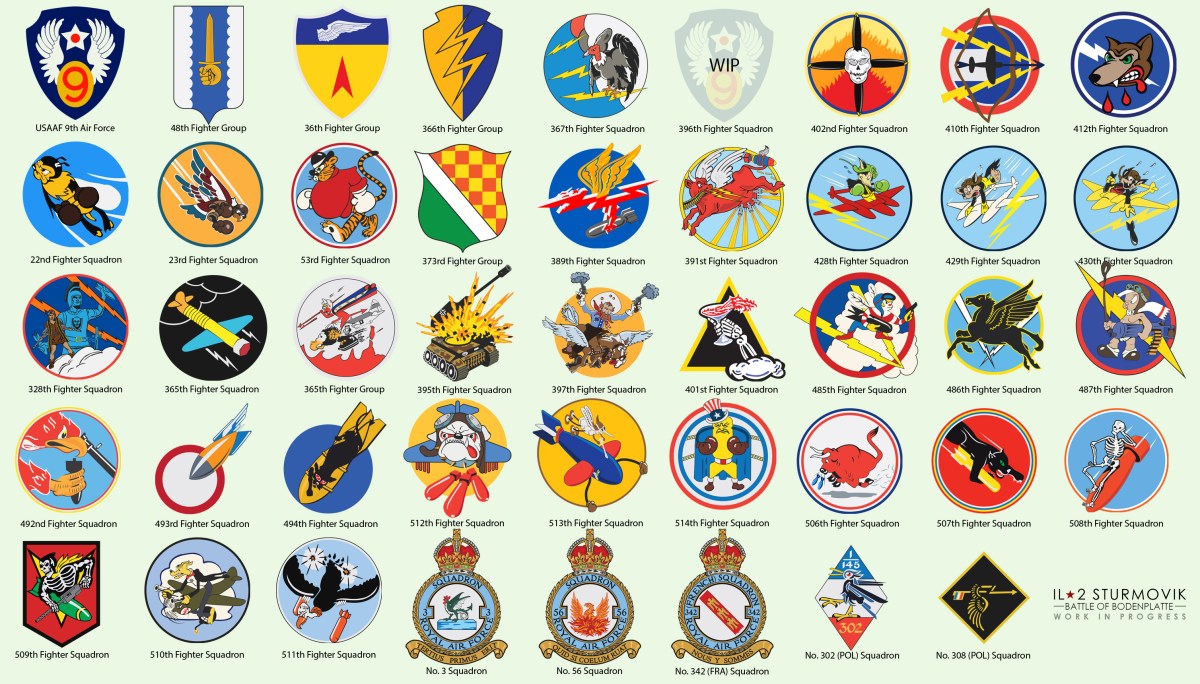 IL-2 devs show off squadron insignia for Bodenplatte career – Stormbirds