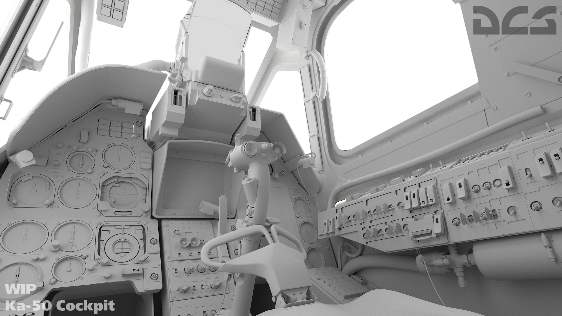 Latest images of the new Ka-50 cockpit – Stormbirds