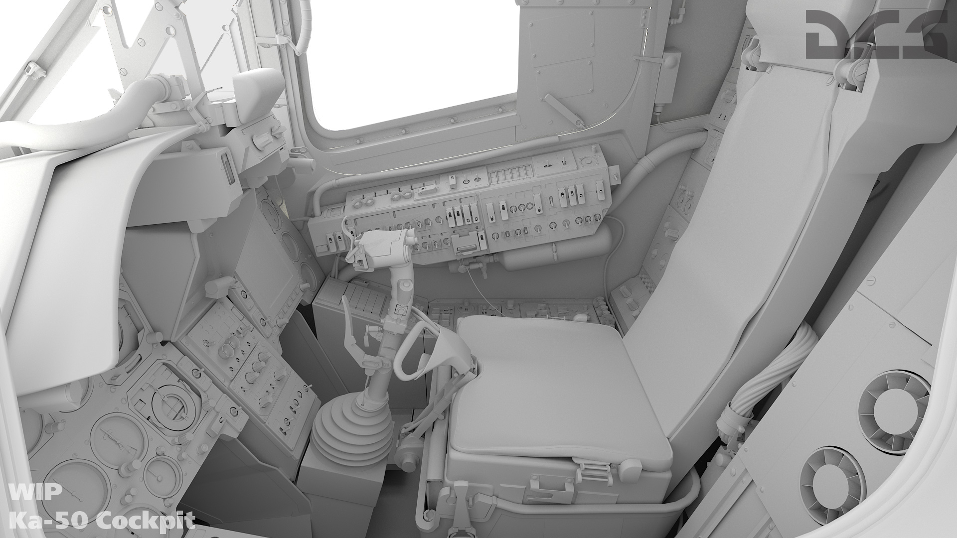 Latest images of the new Ka-50 cockpit – Stormbirds