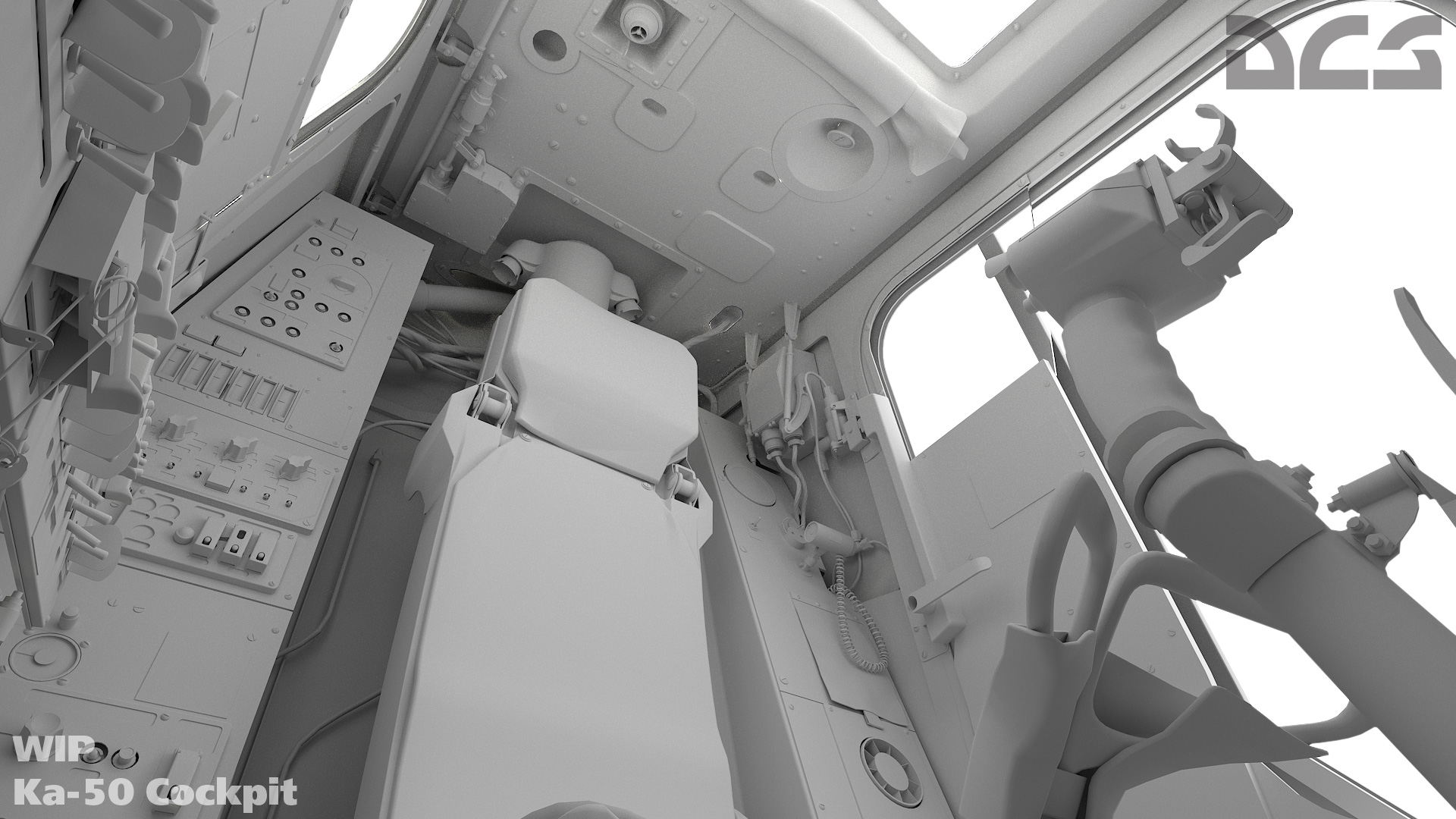 Latest images of the new Ka-50 cockpit – Stormbirds