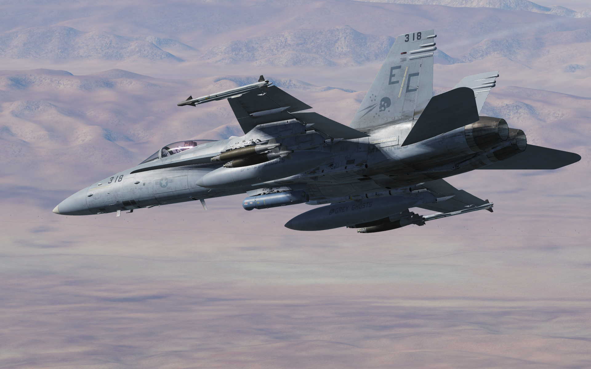 DCS: F/A-18C gains a lot of capability with new Litening target pod ...