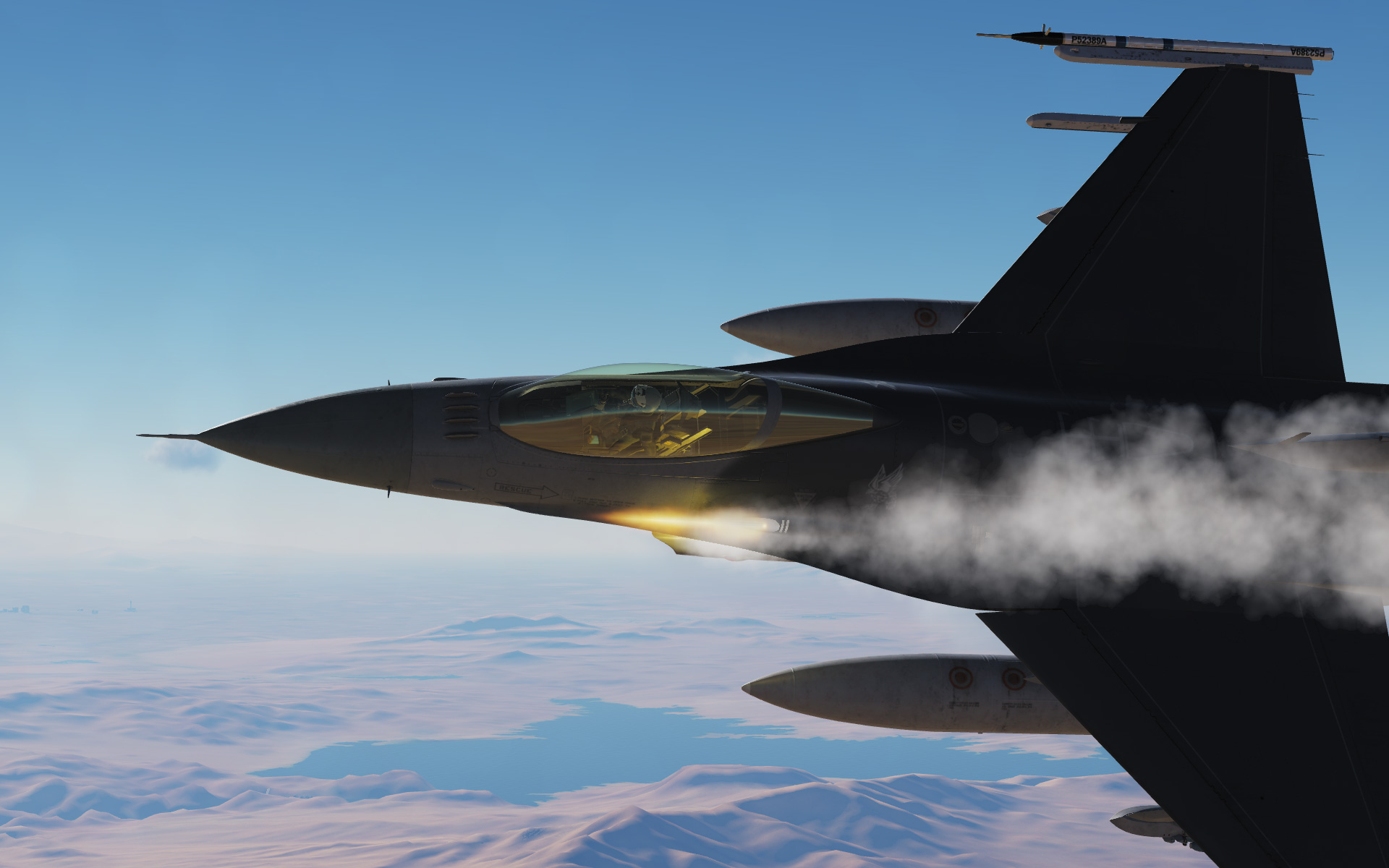 DCS: F-16 Viper mini-update details radar directed gunsight – Stormbirds