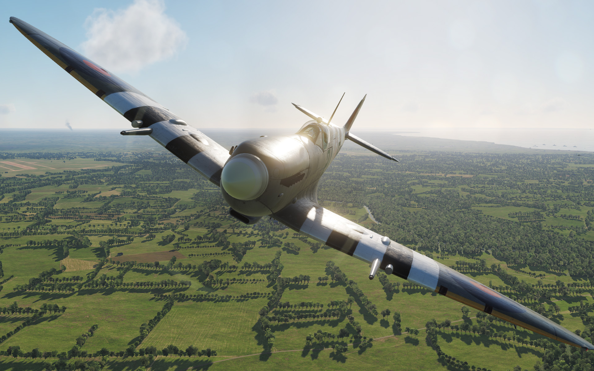 Mission one of the Epsom Campaign for DCS: Spitfire IX – Stormbirds