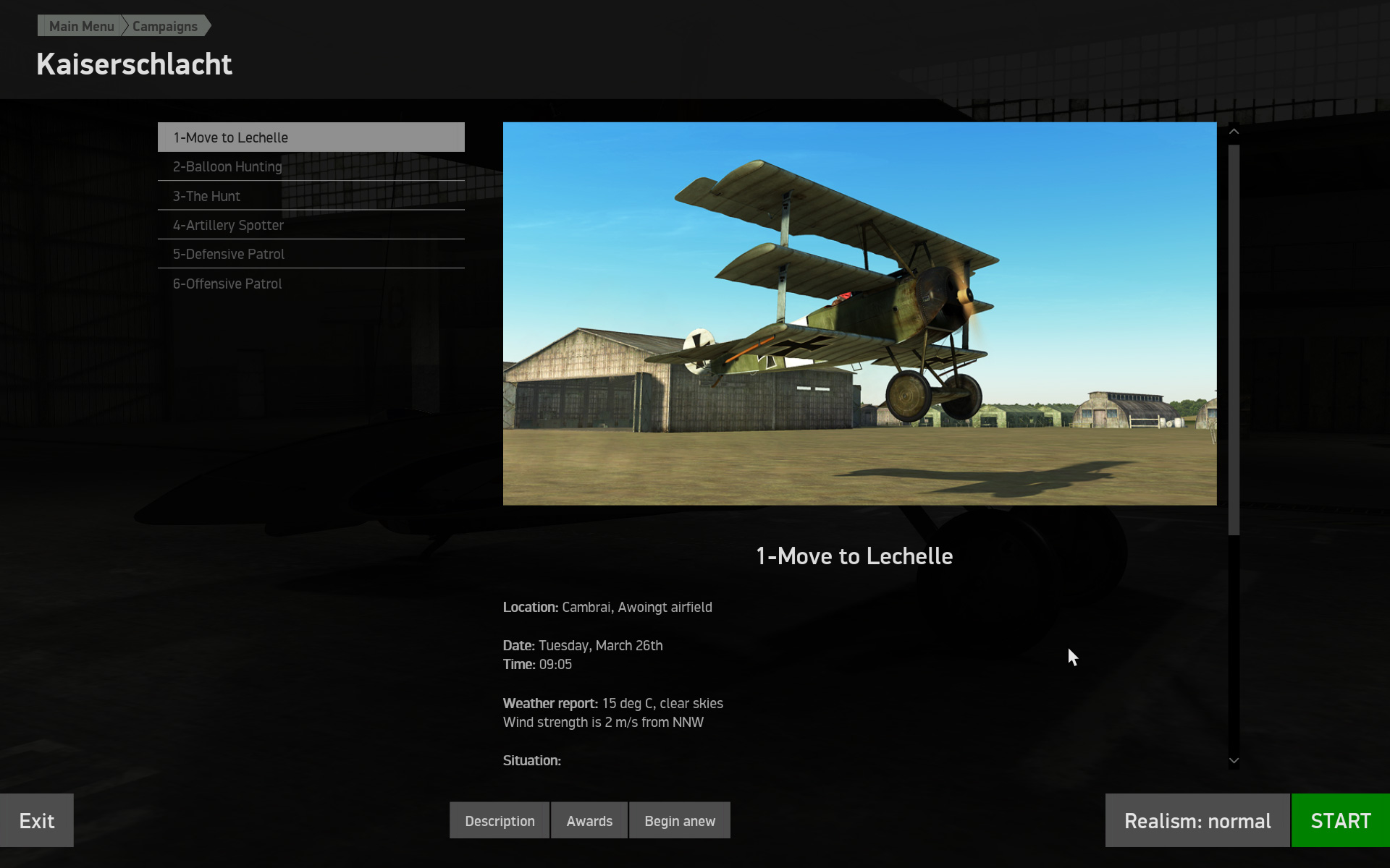 Flying the Kaiserschlacht campaign for Flying Circus Vol 1 – Stormbirds