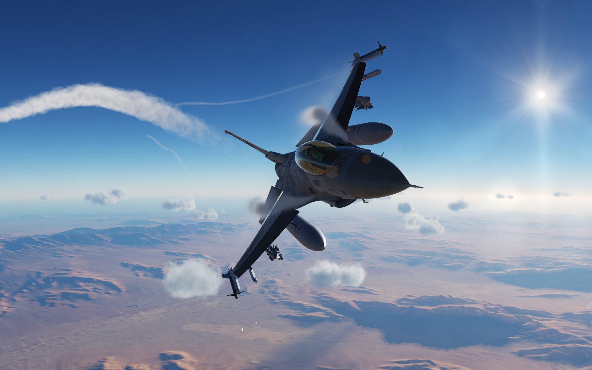 DCS: F-16C using the HARM in HAS mode – Stormbirds