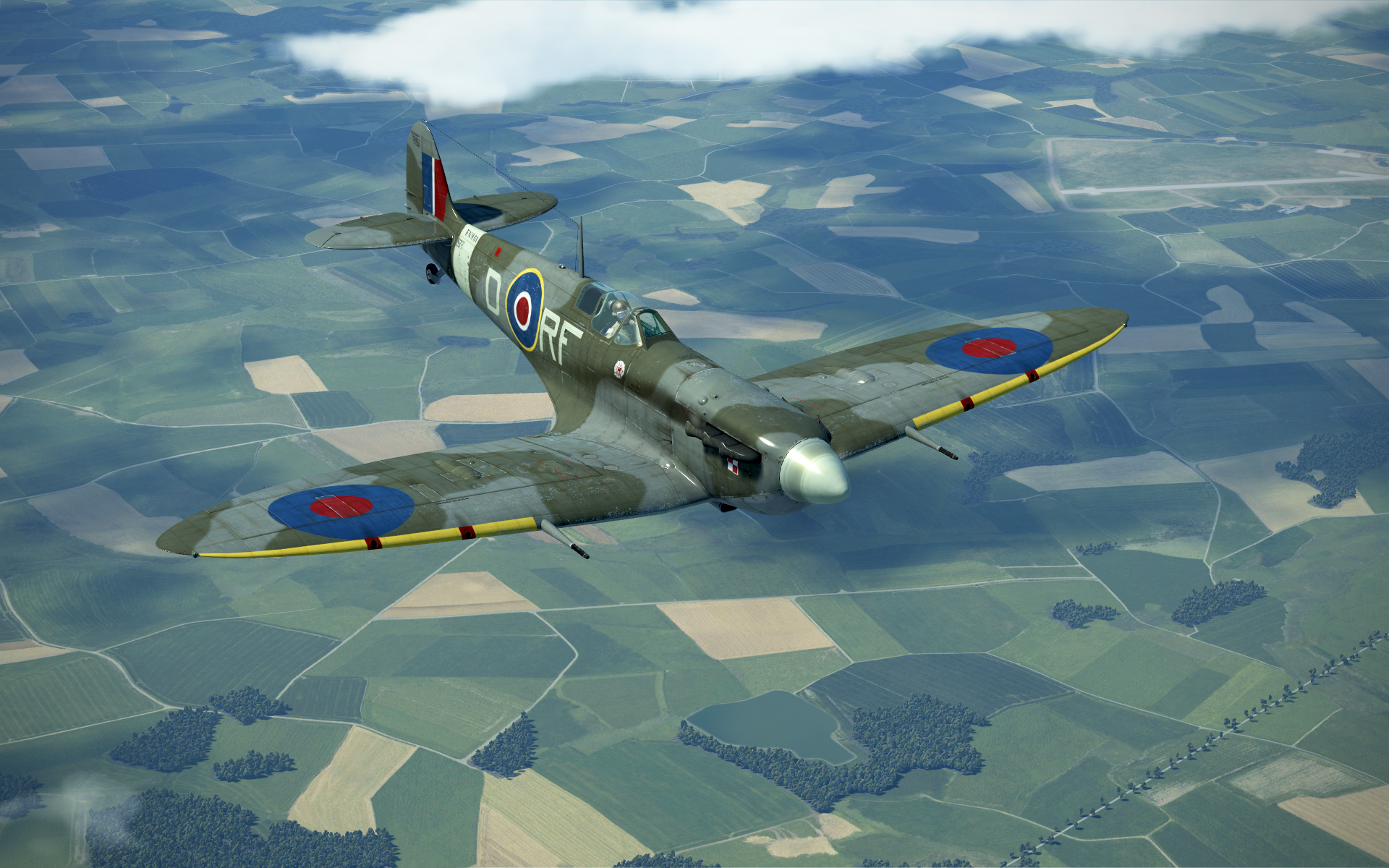 How does the Spitfire Vb handle a late war scenario in IL-2: Great ...