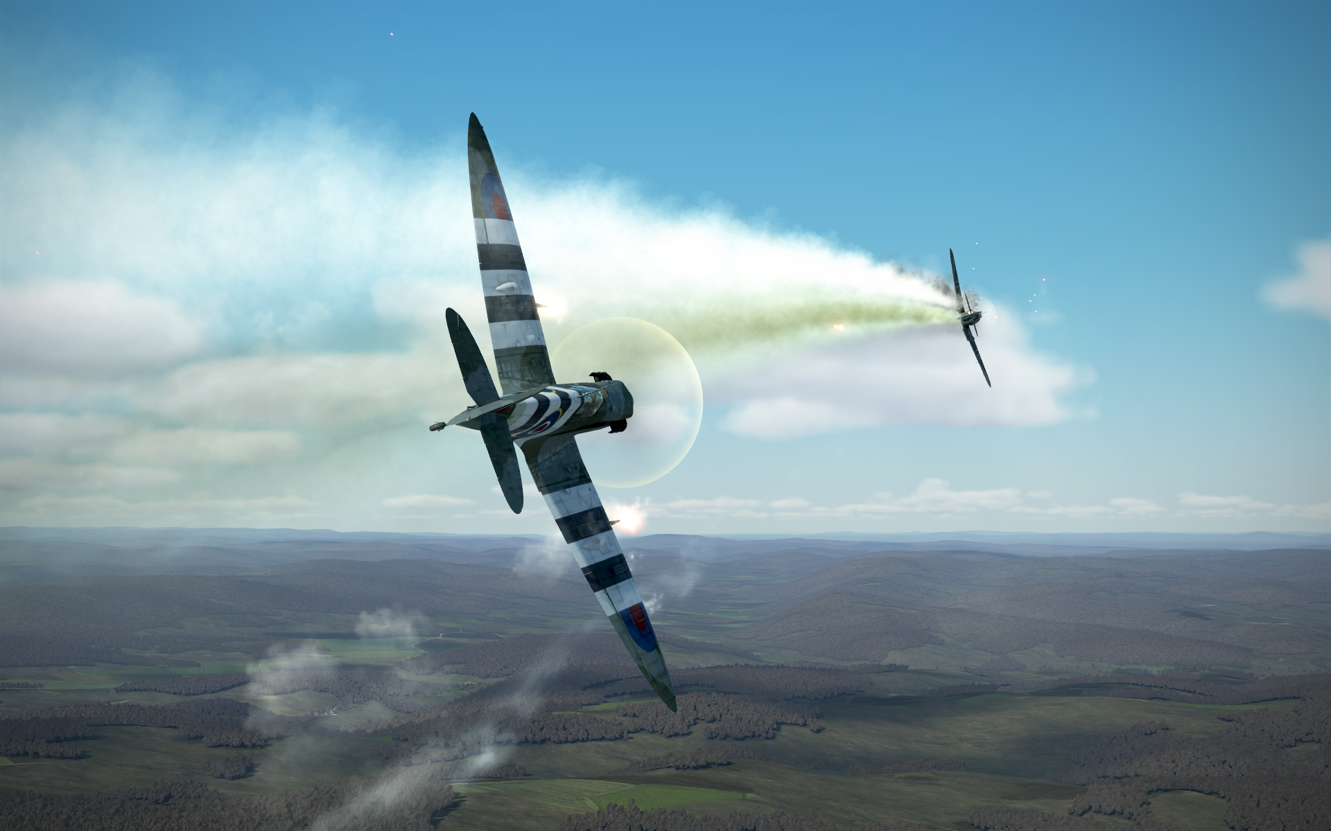 How does the Spitfire Vb handle a late war scenario in IL-2: Great ...