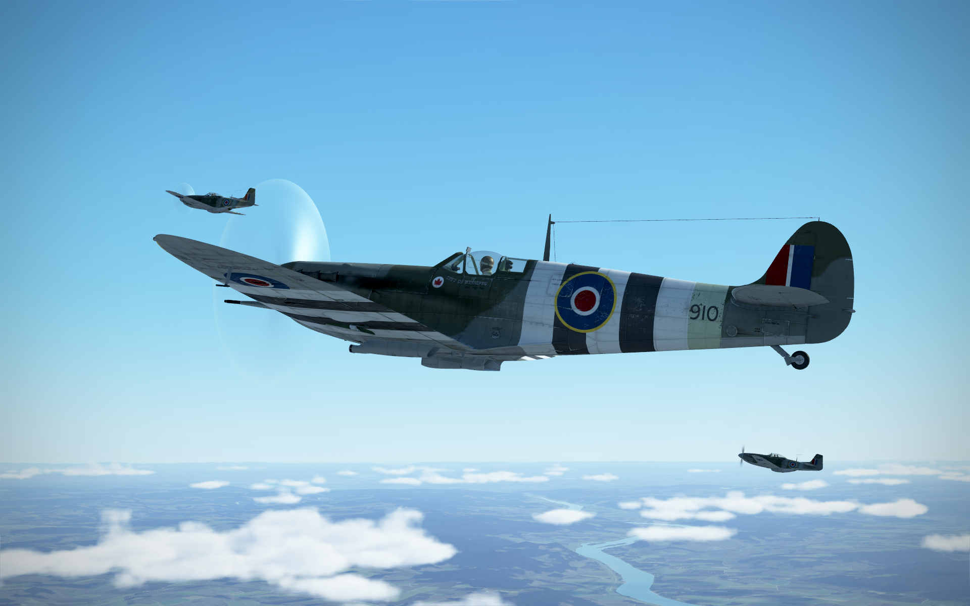 How does the Spitfire Vb handle a late war scenario in IL-2: Great ...