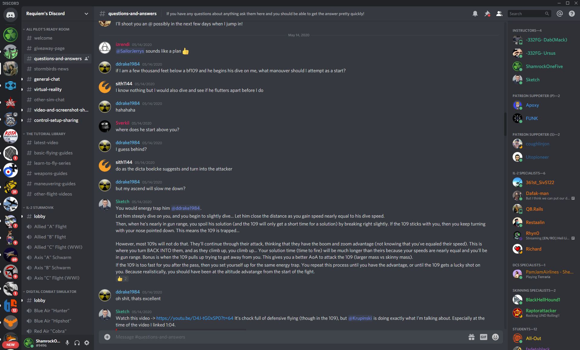 For virtual combat pilot training, check out Requiem’s Discord – Stormbirds