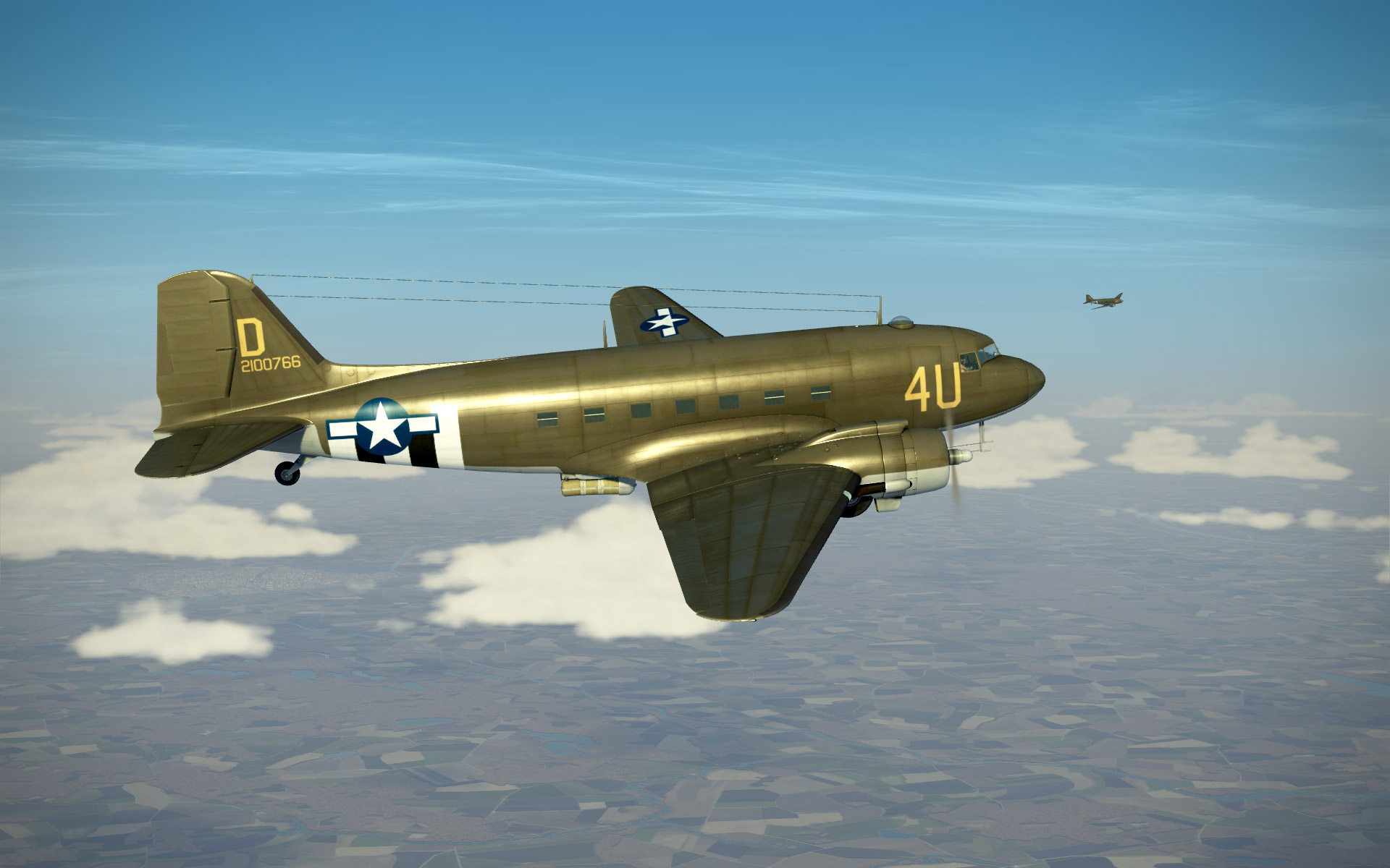 Checking out the C-47 in IL-2 – Stormbirds