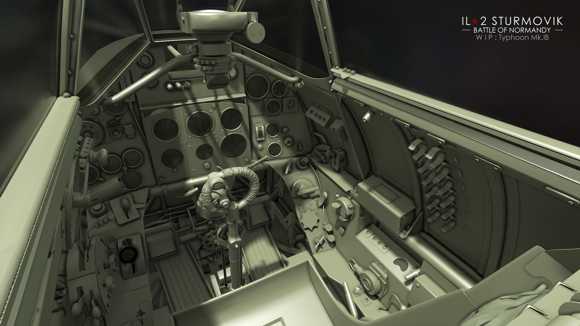 IL-2 dev update: Typhoon cockpit, Sd. Kfz. 10 half-track, and I-16 4K ...
