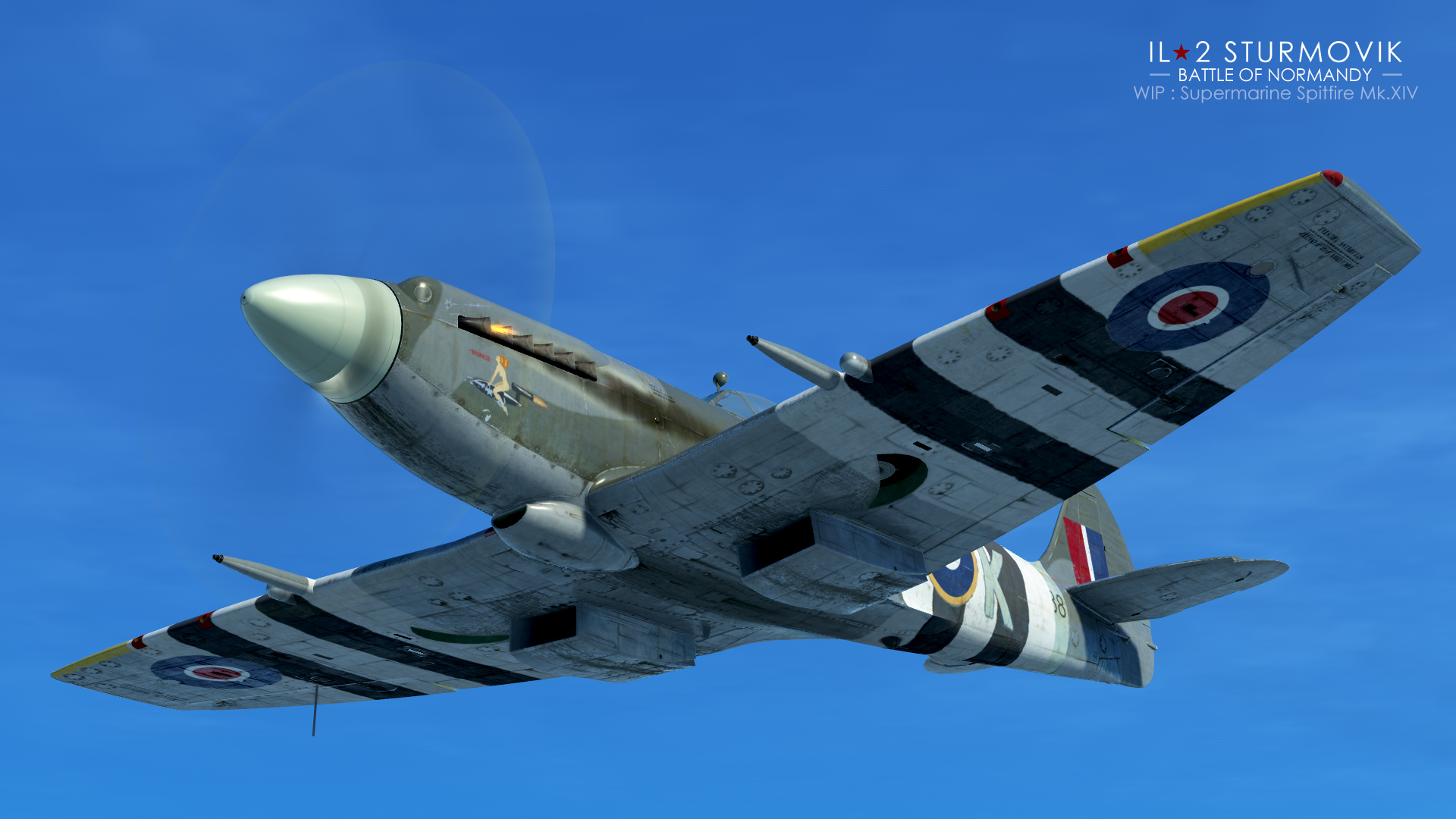 Surprise! IL-2 dev update on Spitfire XIV, Normandy landmarks, GAZ AAA ...