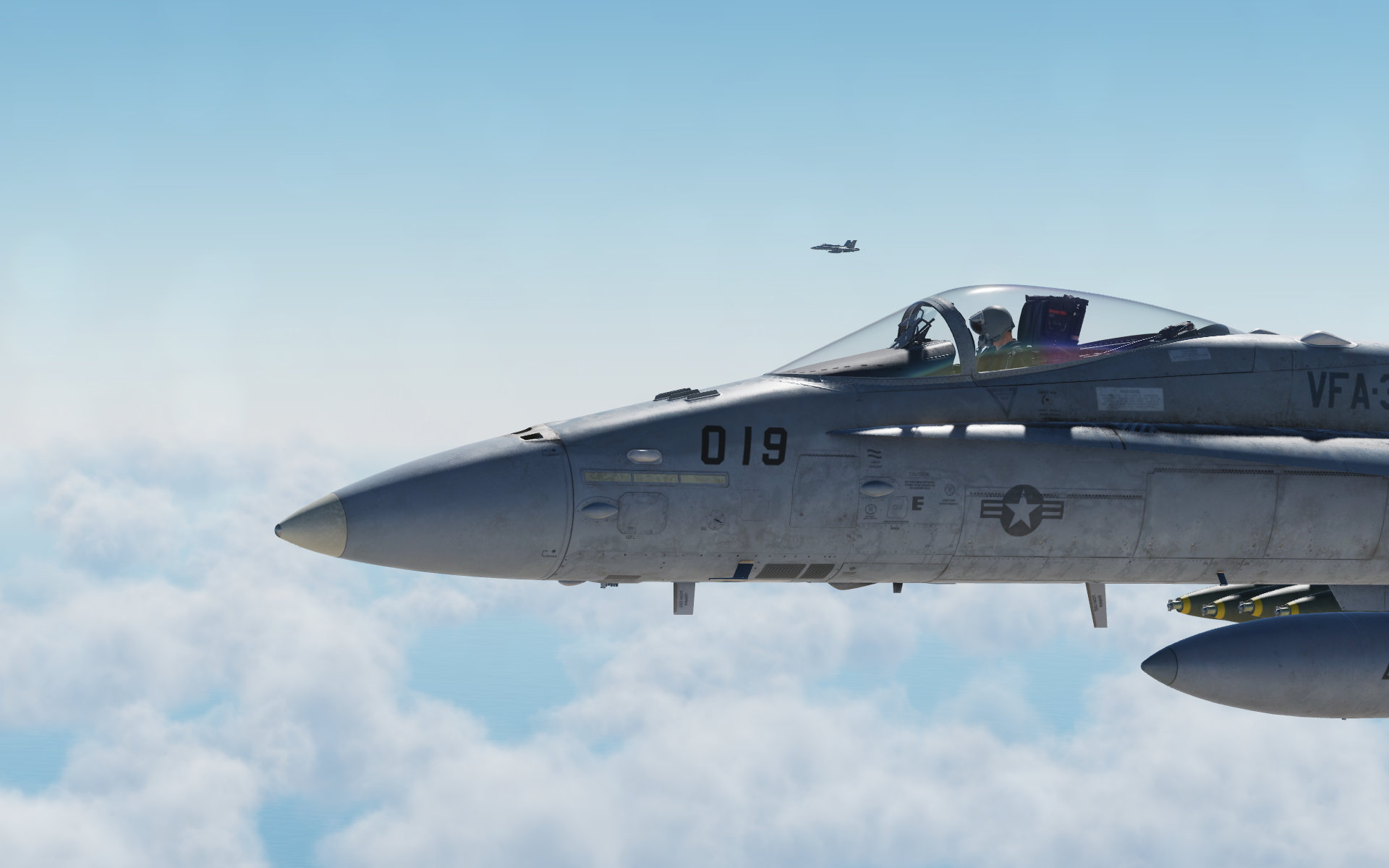 New DCS: F/A-18C feature for HMD alignment – Stormbirds