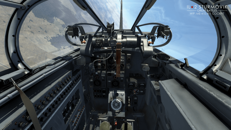 Me410 cockpit and new airfield images portent release of IL-2 Normandy ...