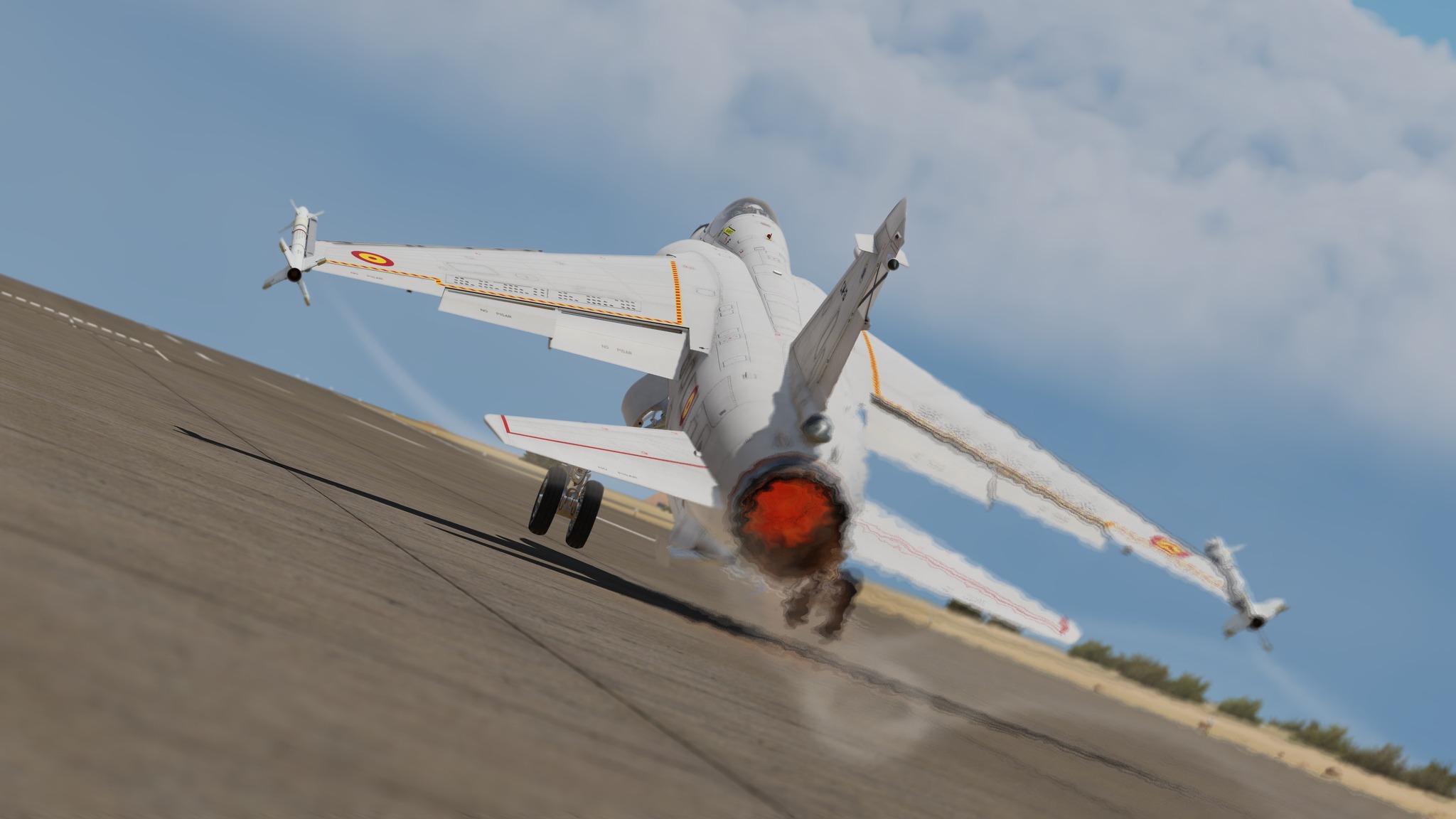 New Mirage F1CE engine relight and screenshots from Aerges – Stormbirds