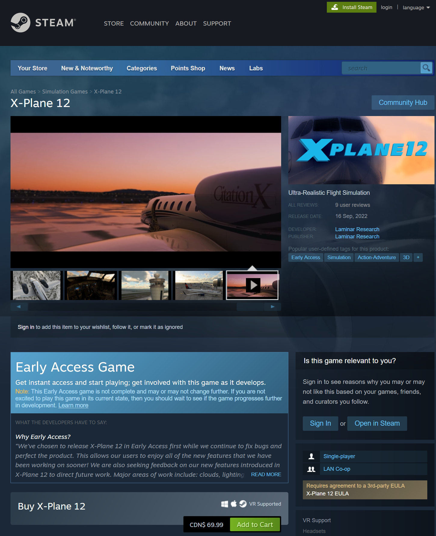 X-Plane 12 has landed on Steam – Stormbirds