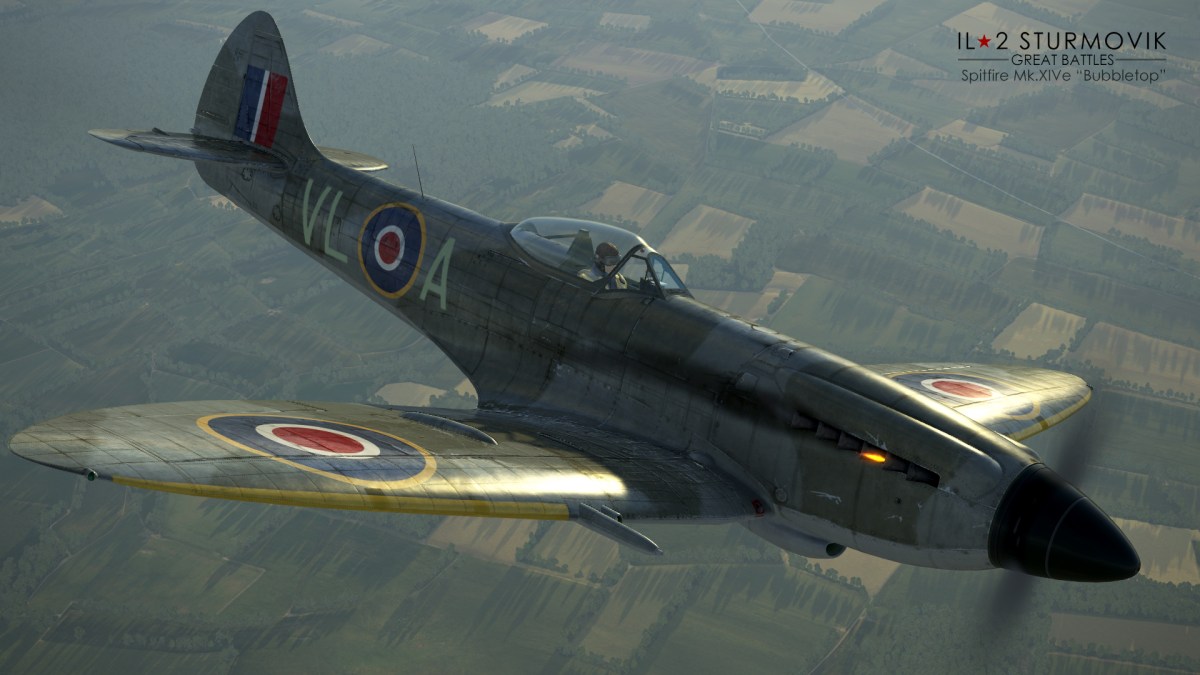 New screenshots of Spitfire XIV bubbletop version emerge – Stormbirds