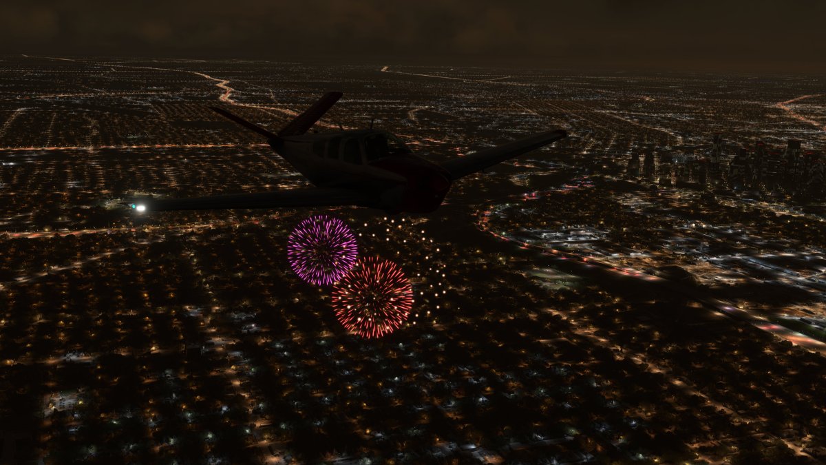 Take in the fireworks in MSFS – Stormbirds
