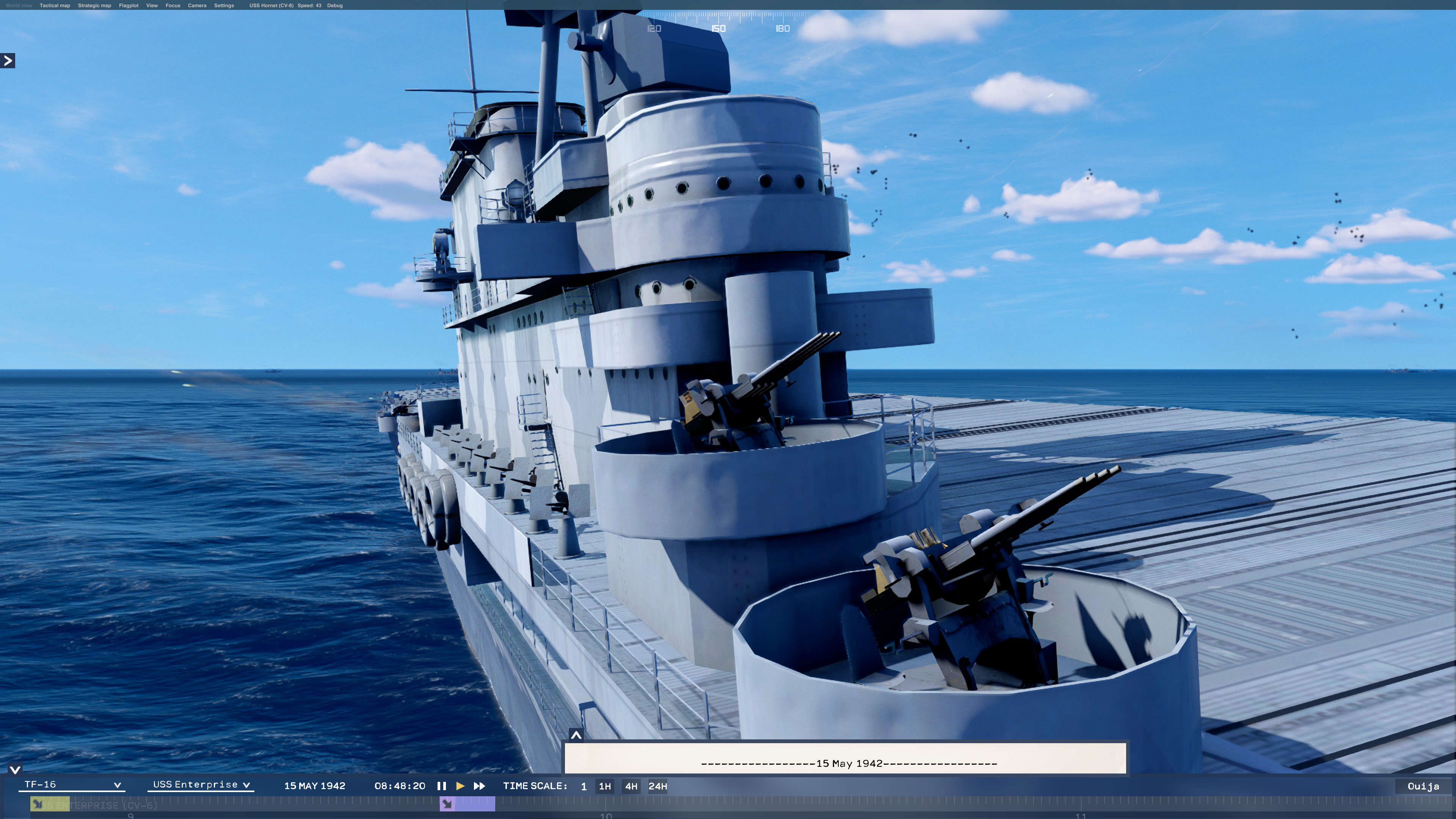 Admiring the scale of Task Force Admiral up close! – Stormbirds