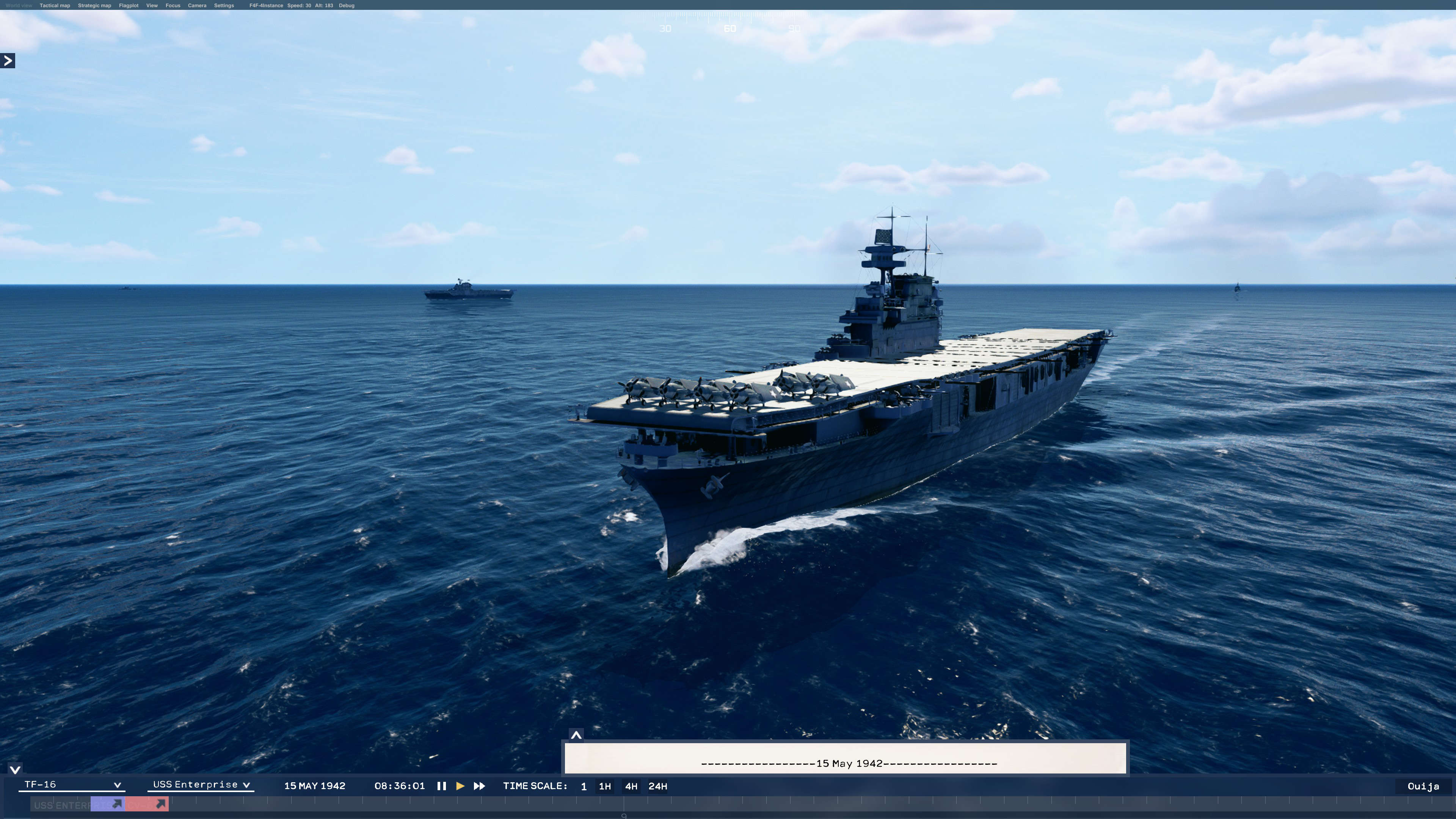 Admiring the scale of Task Force Admiral up close! – Stormbirds