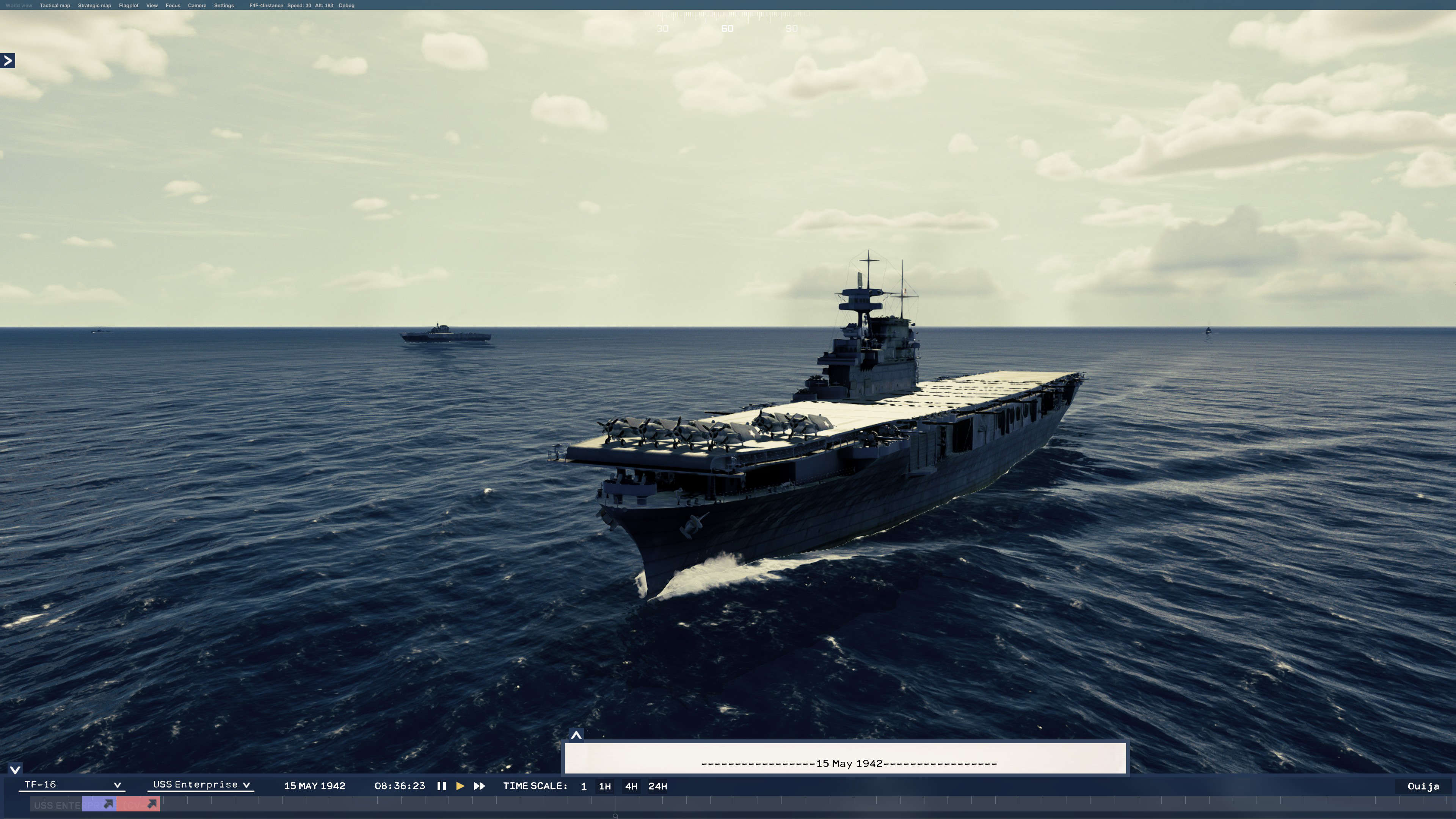 Admiring the scale of Task Force Admiral up close! – Stormbirds