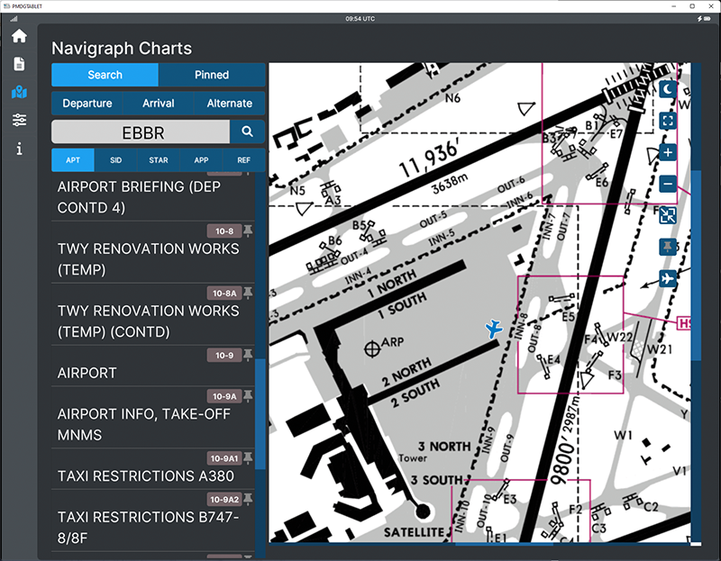 This is what PMDG’s EFB looks like – Stormbirds