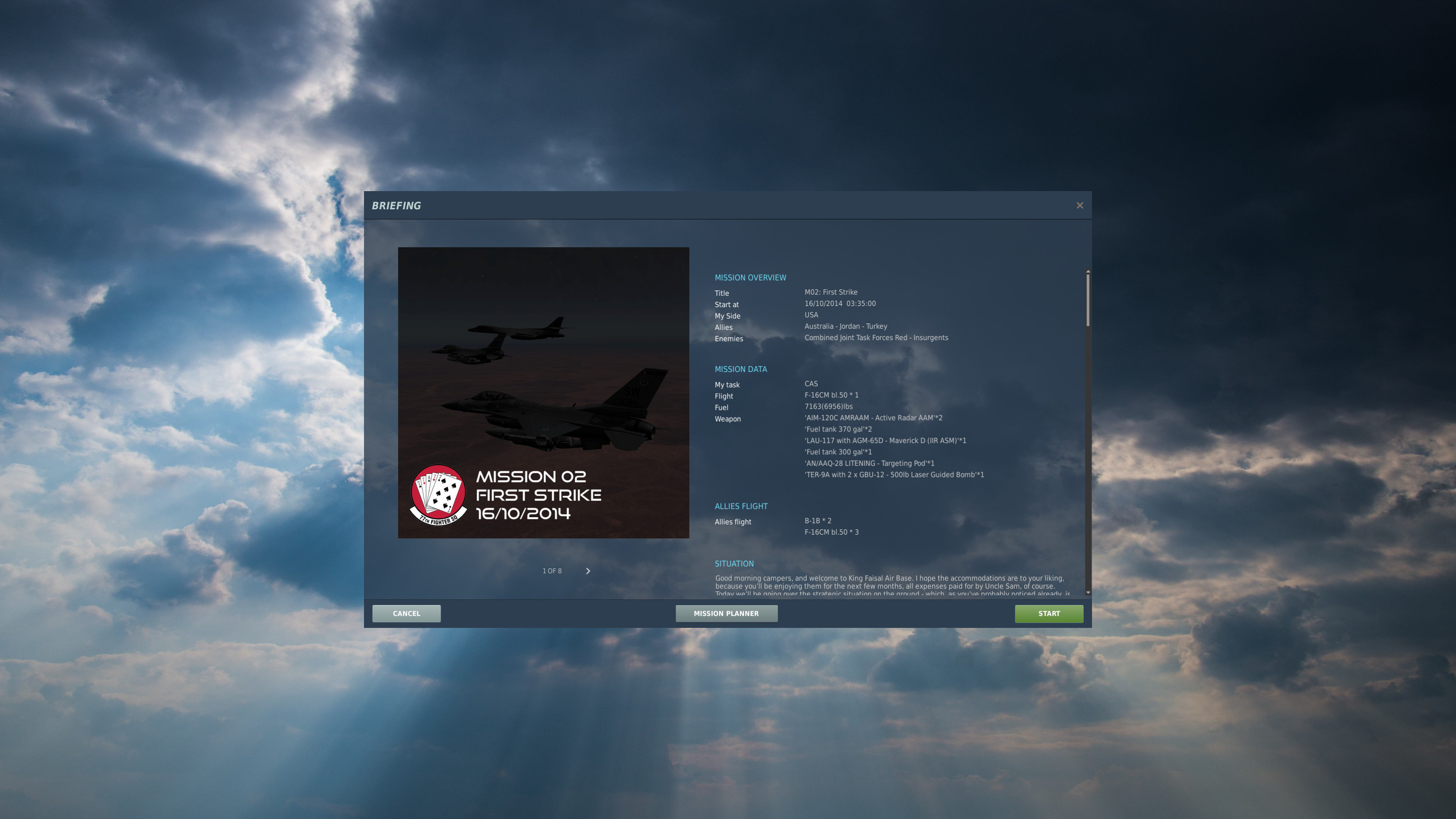 Flight Journal: The first two and a half missions of The Gamblers – Stormbirds