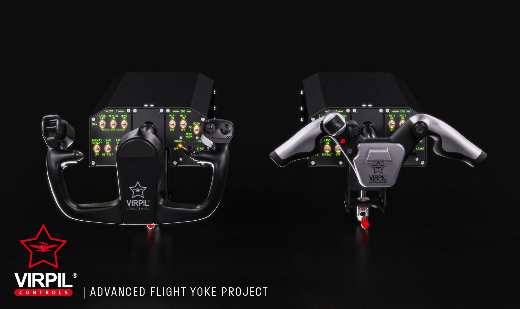 VIRPIL reveal Advanced Flight Yoke Project – Stormbirds