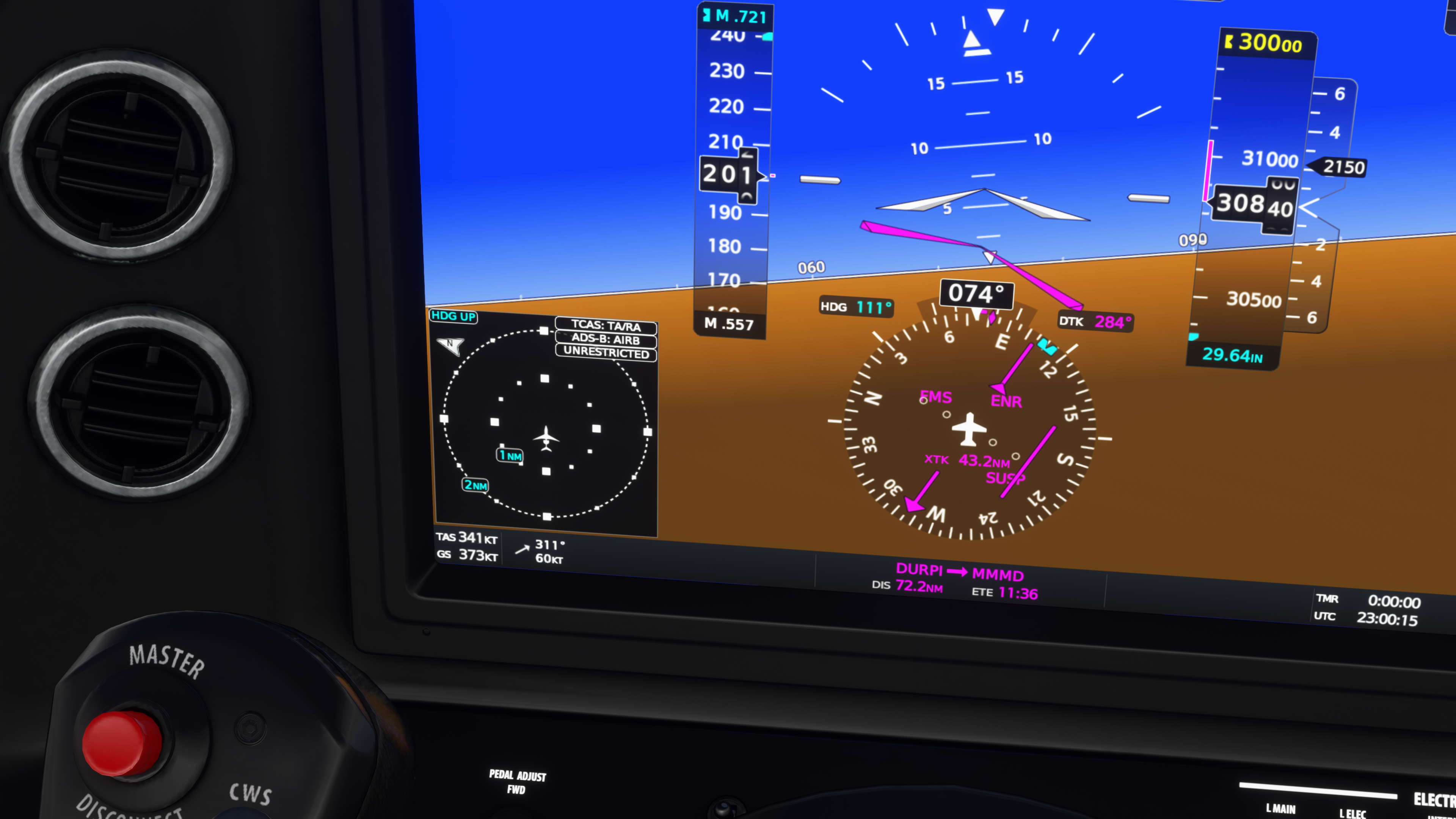 Virtually flying into Category 5 Hurricane Milton in Microsoft Flight ...