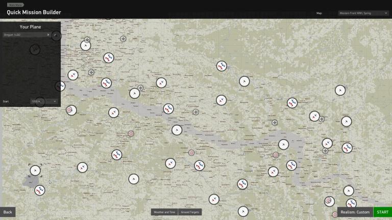 Checking out Paris on the updated Western Front map for Flying Circus ...