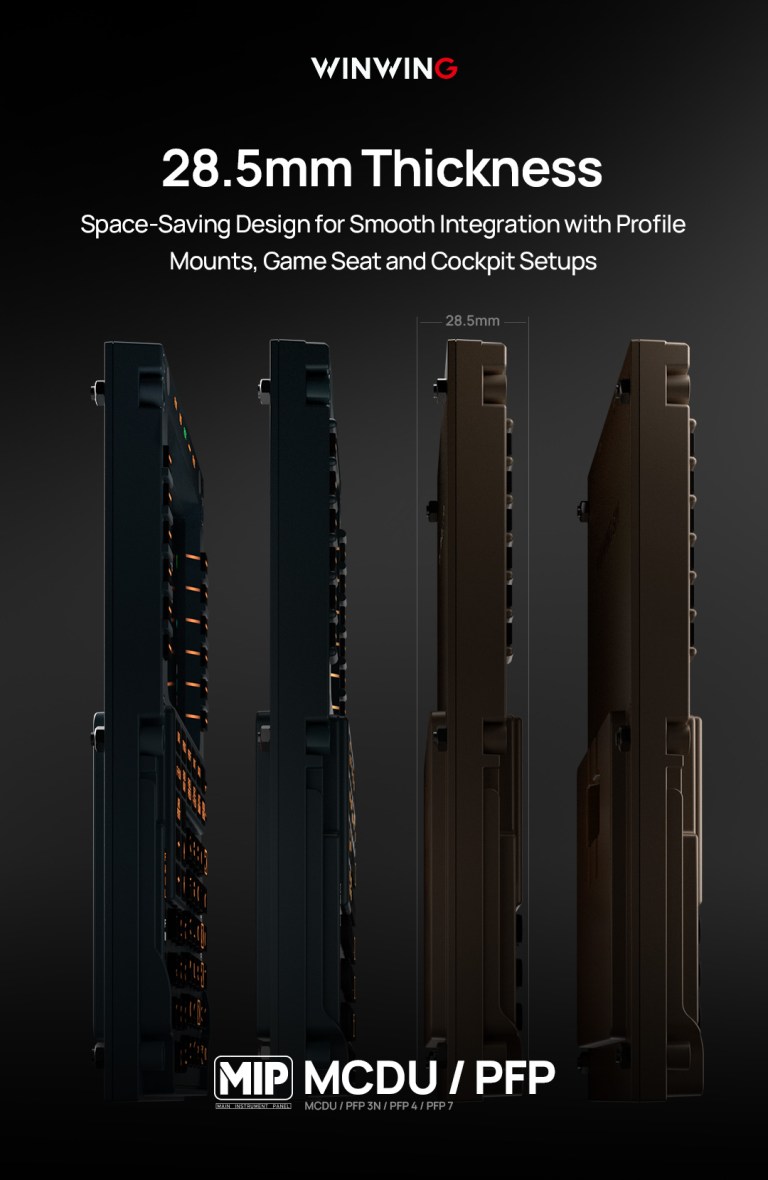 WinWing preparing to launch MIP Series airliner MCDU/FMC panels ...