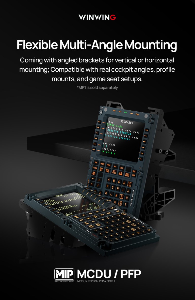 WinWing preparing to launch MIP Series airliner MCDU/FMC panels ...