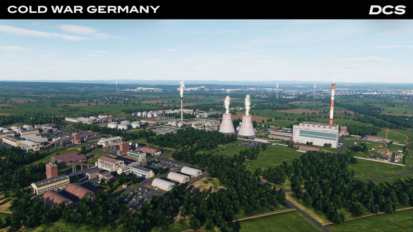 Eagle Dynamics and Ugra Media showcase DCS: Cold War Germany map ...