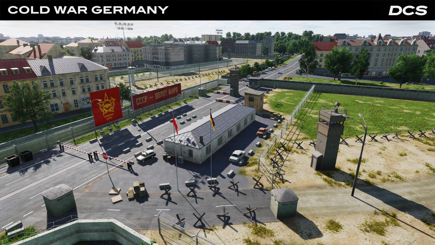 Eagle Dynamics and Ugra Media showcase DCS: Cold War Germany map ...