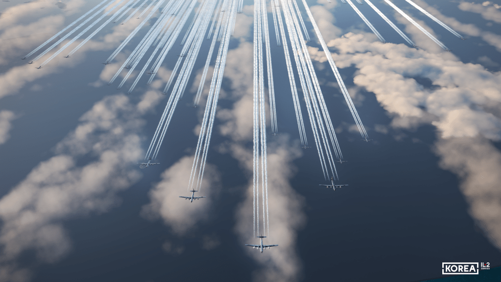 Massed formations are now possible with IL-2 Korea – Stormbirds