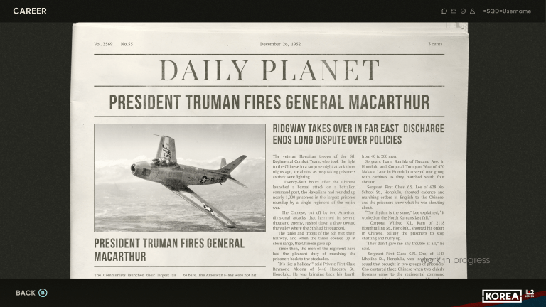 Recent IL-2 Korea updates talk careers, flight models – Stormbirds