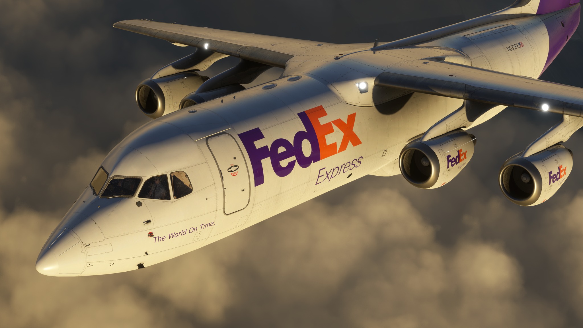 Just Flight announce RJ QT Freighter variant for their MSFS Avro RJ – Stormbirds