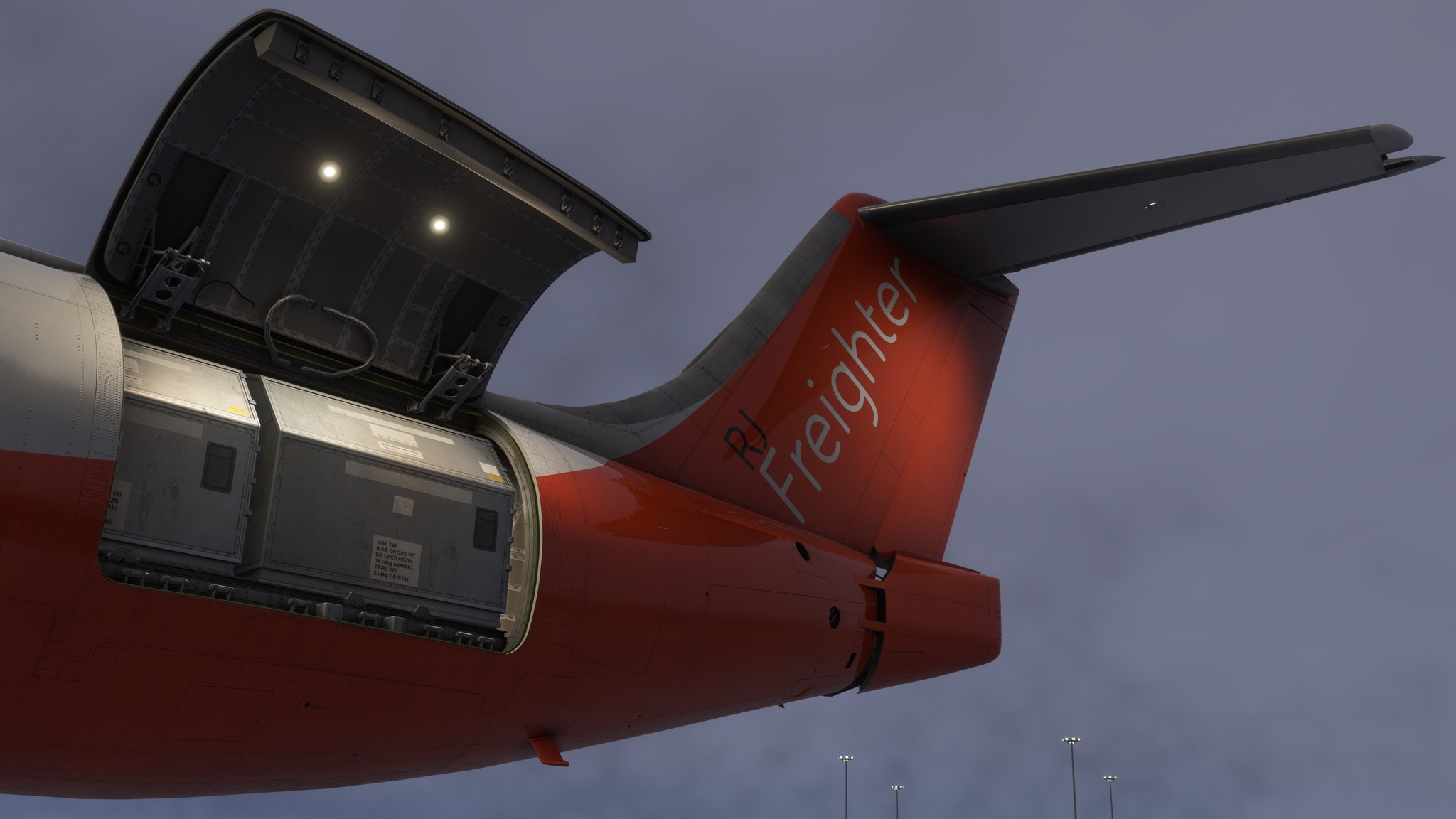 Just Flight announce RJ QT Freighter variant for their MSFS Avro RJ ...