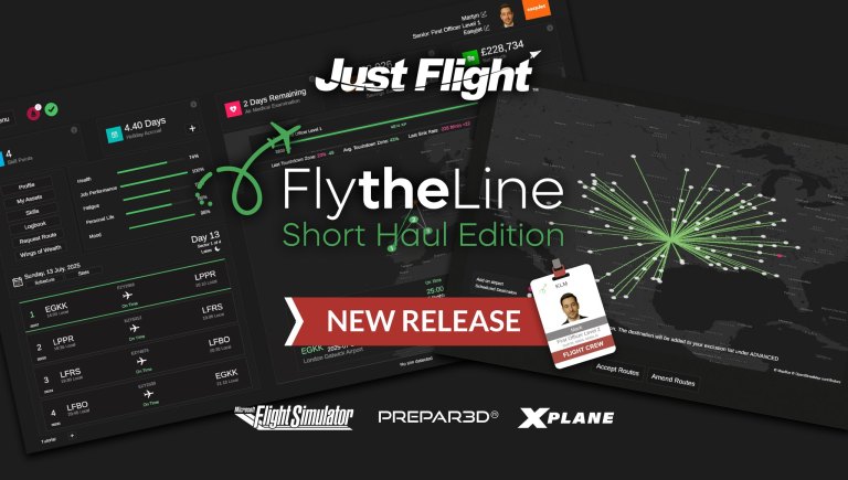Just Flight release ‘Fly the Line’ virtual airline companion software ...