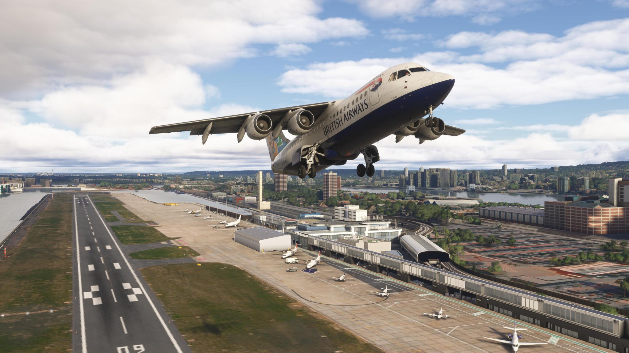 The best regional jet has four engines? Just Flight Avro RJ full review ...