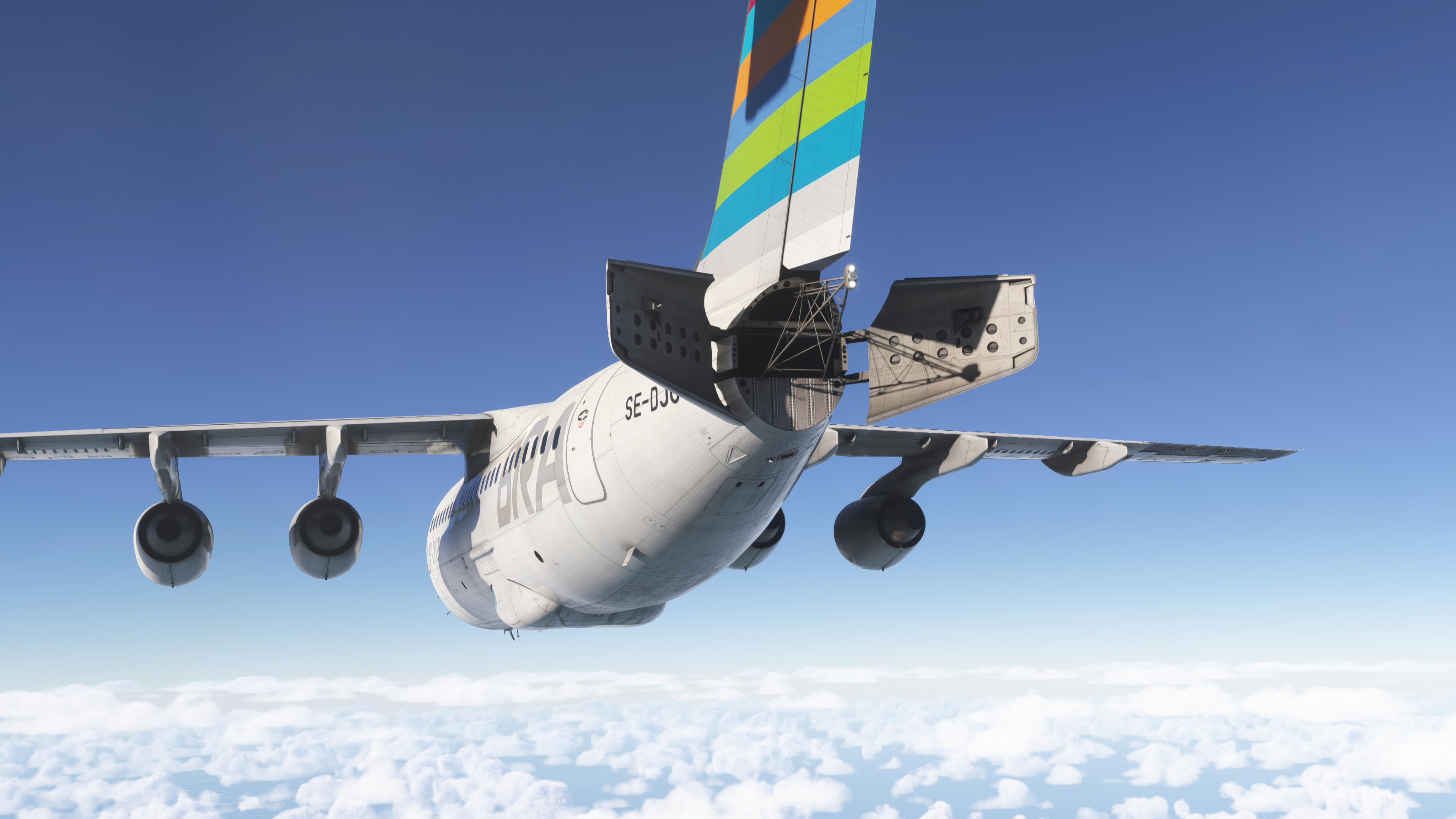 The best regional jet has four engines? Just Flight Avro RJ full review ...