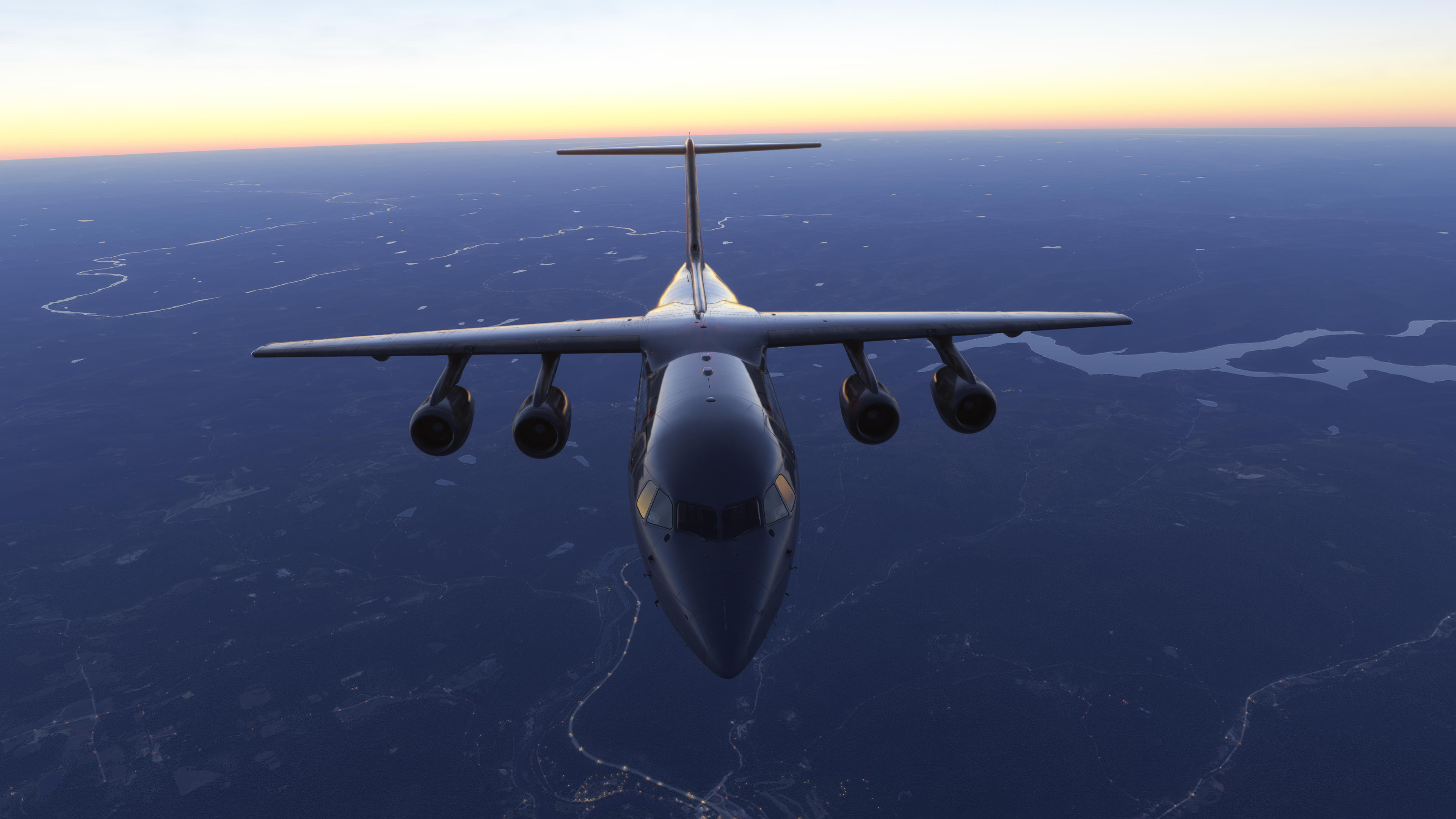 The best regional jet has four engines? Just Flight Avro RJ full review ...