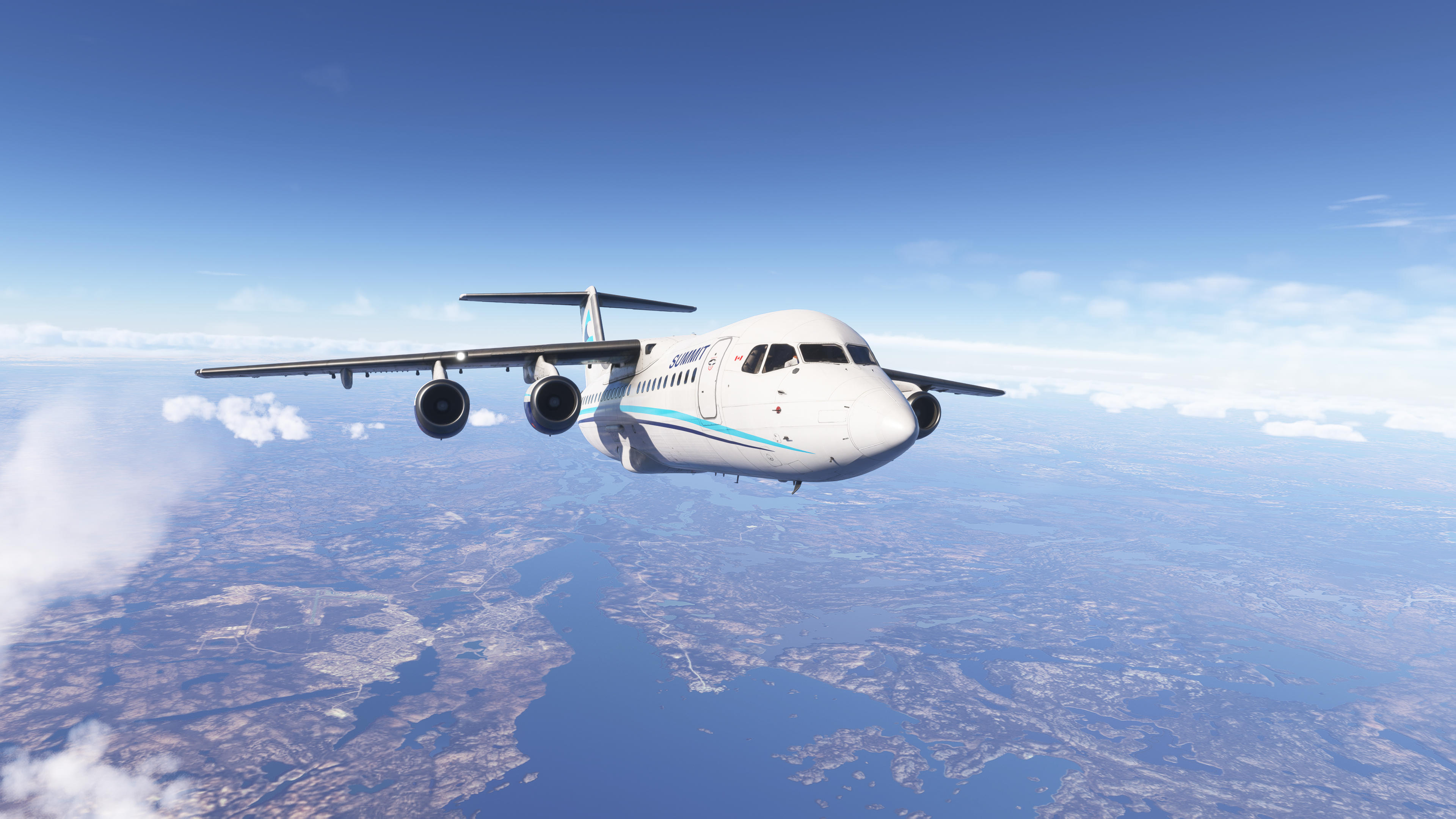 The best regional jet has four engines? Just Flight Avro RJ full review ...