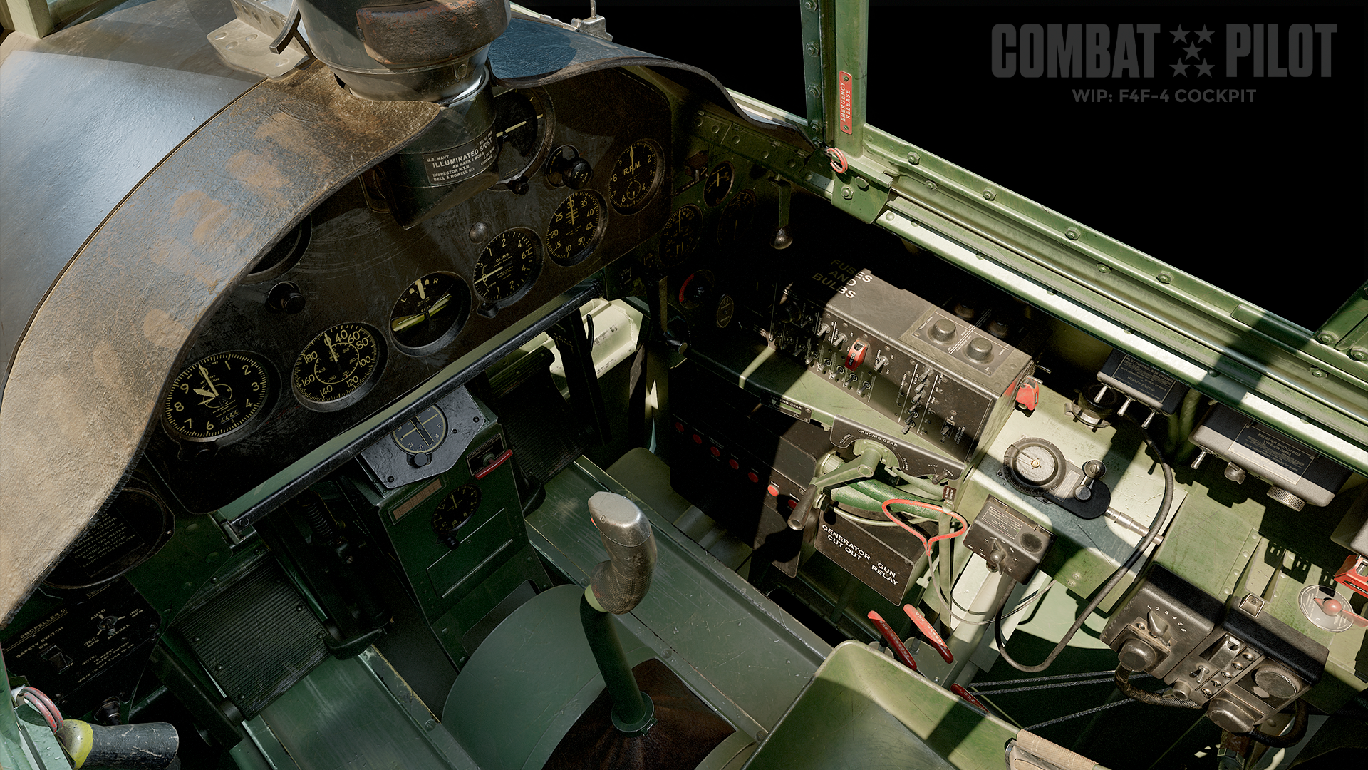 Combat Pilot sneak peek D3A and F4F cockpit textures – Stormbirds