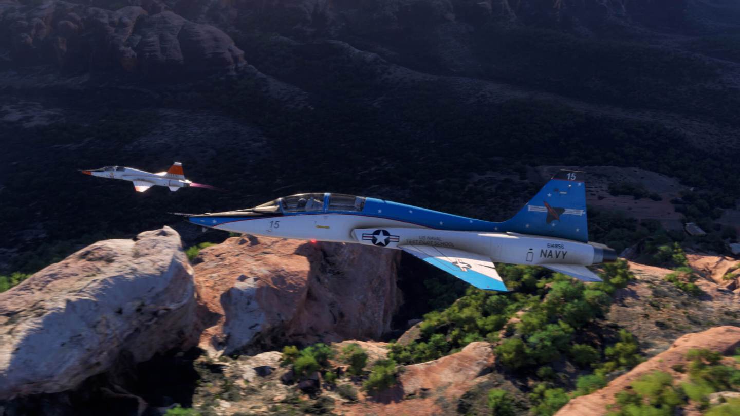 Famous Flyer 13 is the T-38A Talon from Blackbird Simulations – Stormbirds