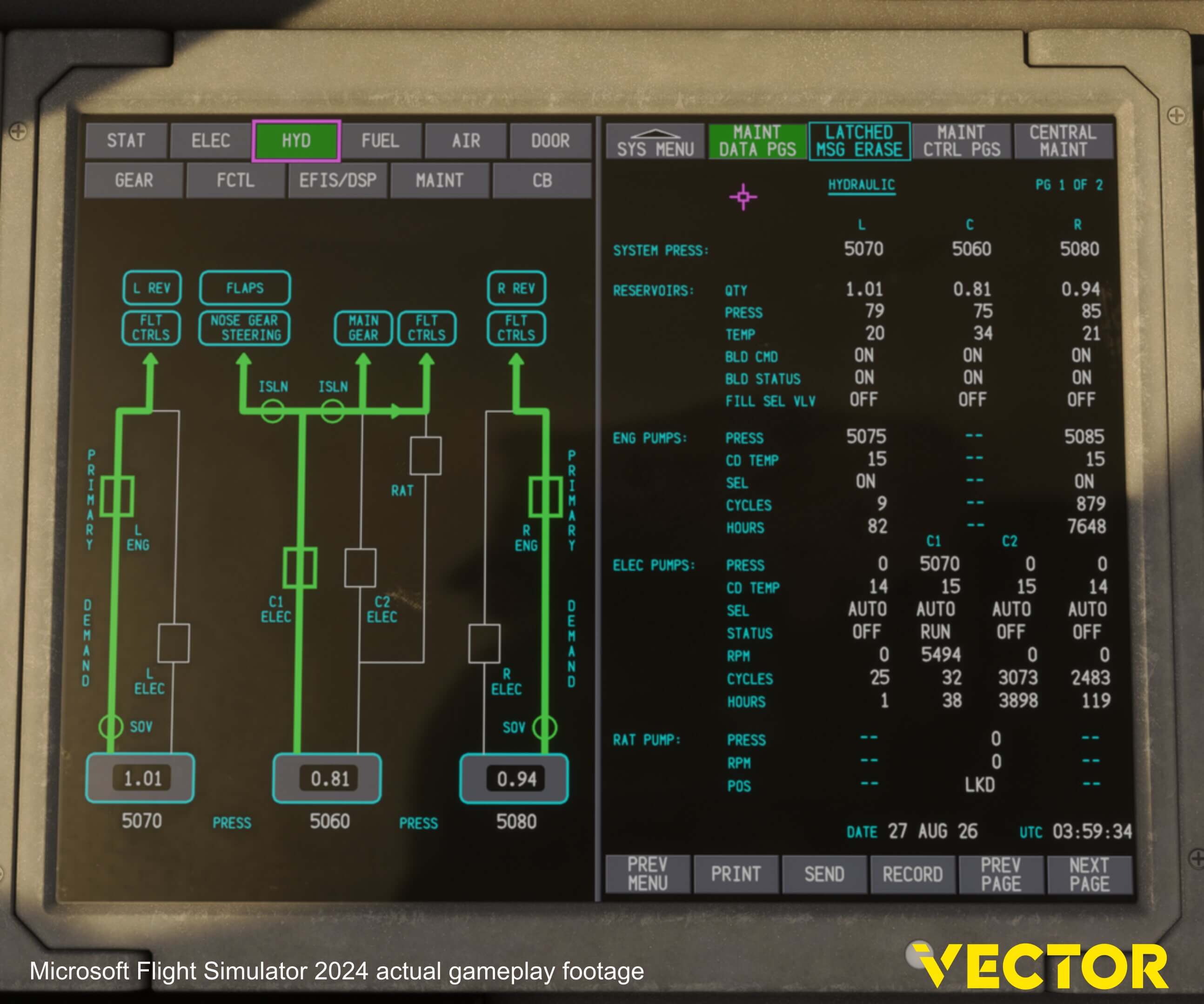 Vector Simulations shows off aircraft, systems for 787 – Stormbirds